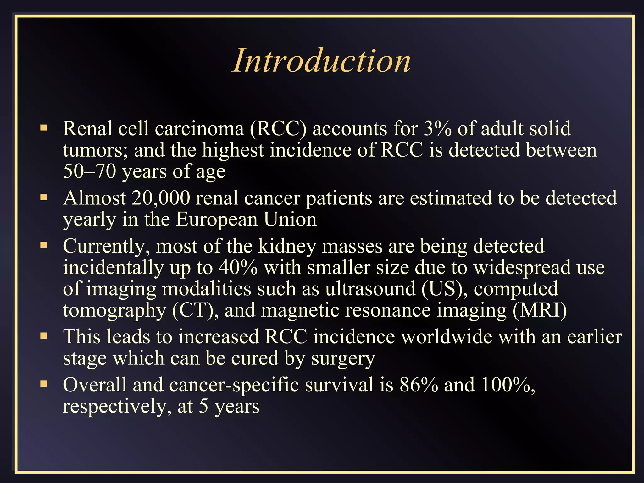 Laparoscopic Partial Nephrectomy of Hilar Tumors with Cold Ischemia | PPT