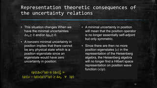 Hilbert space representation of the minimal length uncertainty relation ...