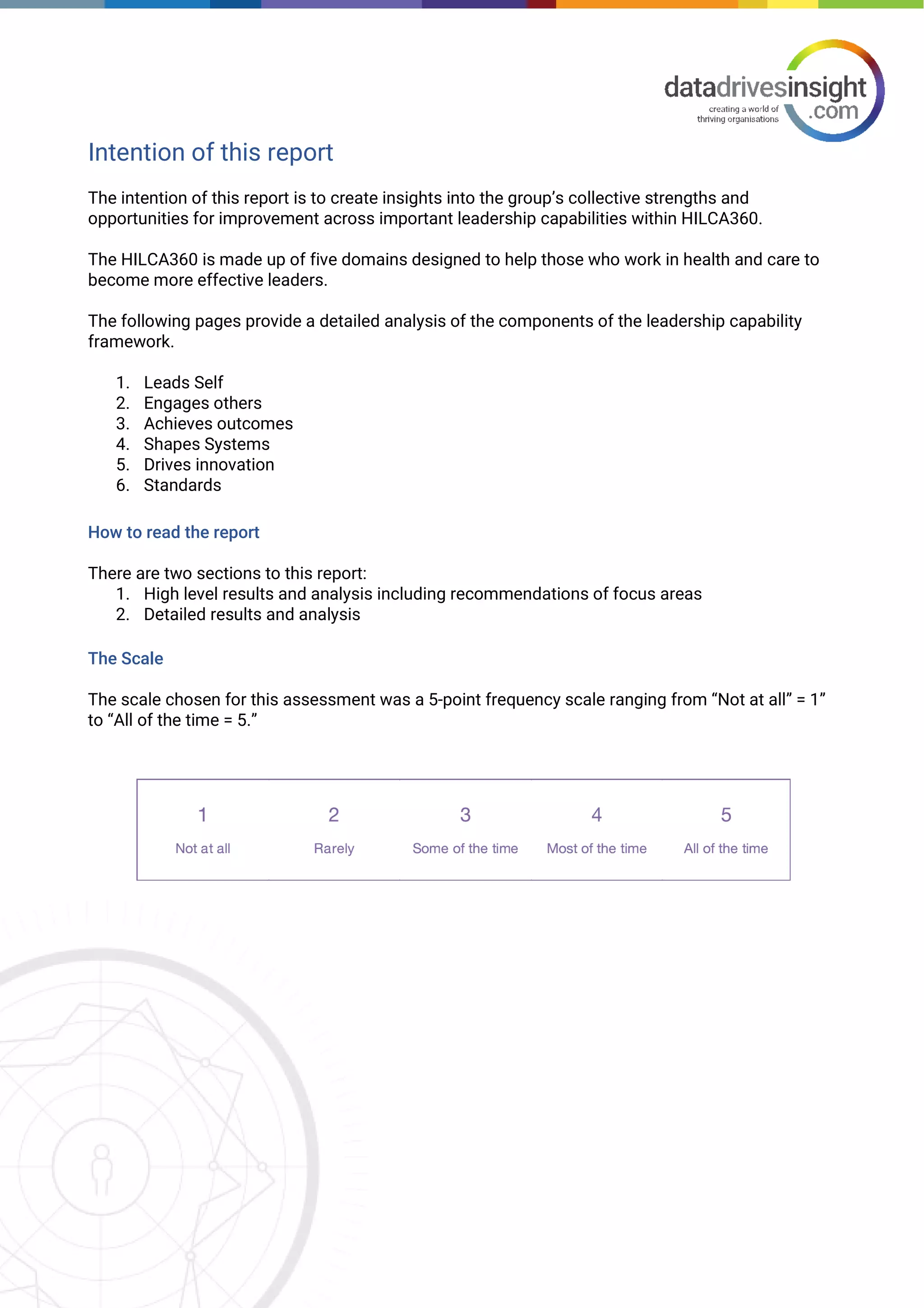 HILCA 360 sample aggregate report NHS | PDF
