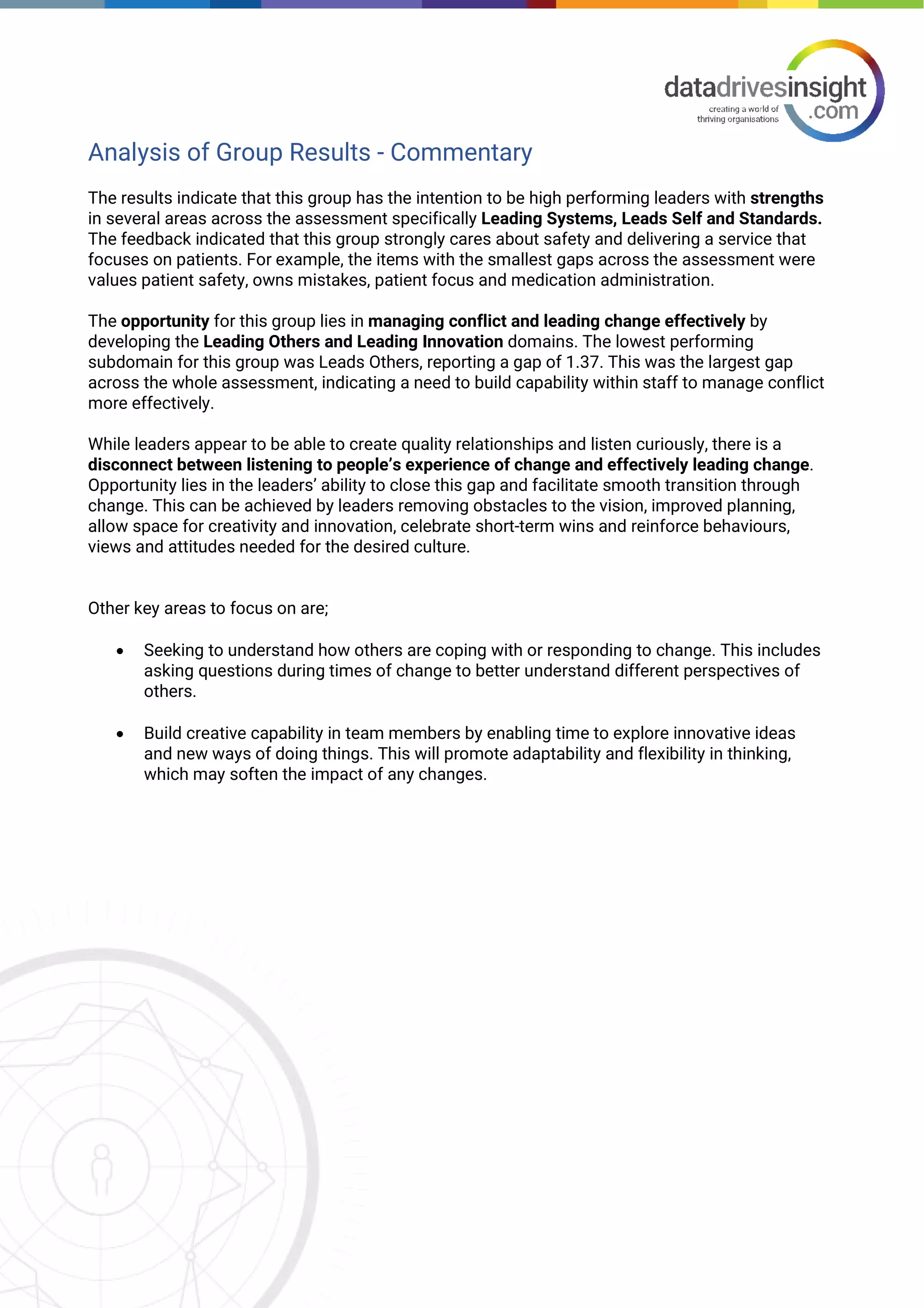 HILCA 360 sample aggregate report NHS | PDF