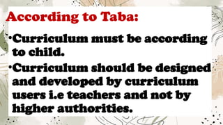 HILDA-TABA-MODEL powerpoint presentation | PPTX