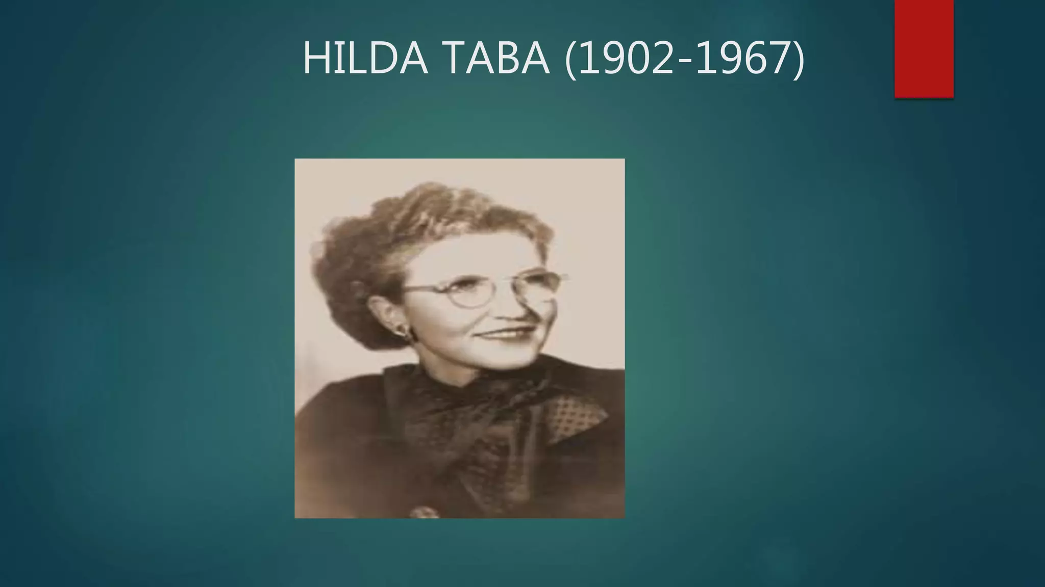 Hilda taba model | PPTX