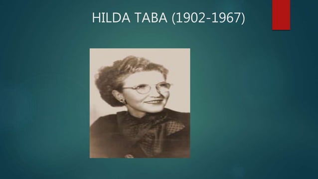 Hilda taba model | PPTX | Primary Education | Education