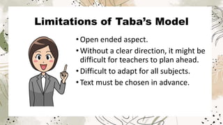 Hilda Taba’s Curriculum Model (The Teacher and the School Curriculum ...