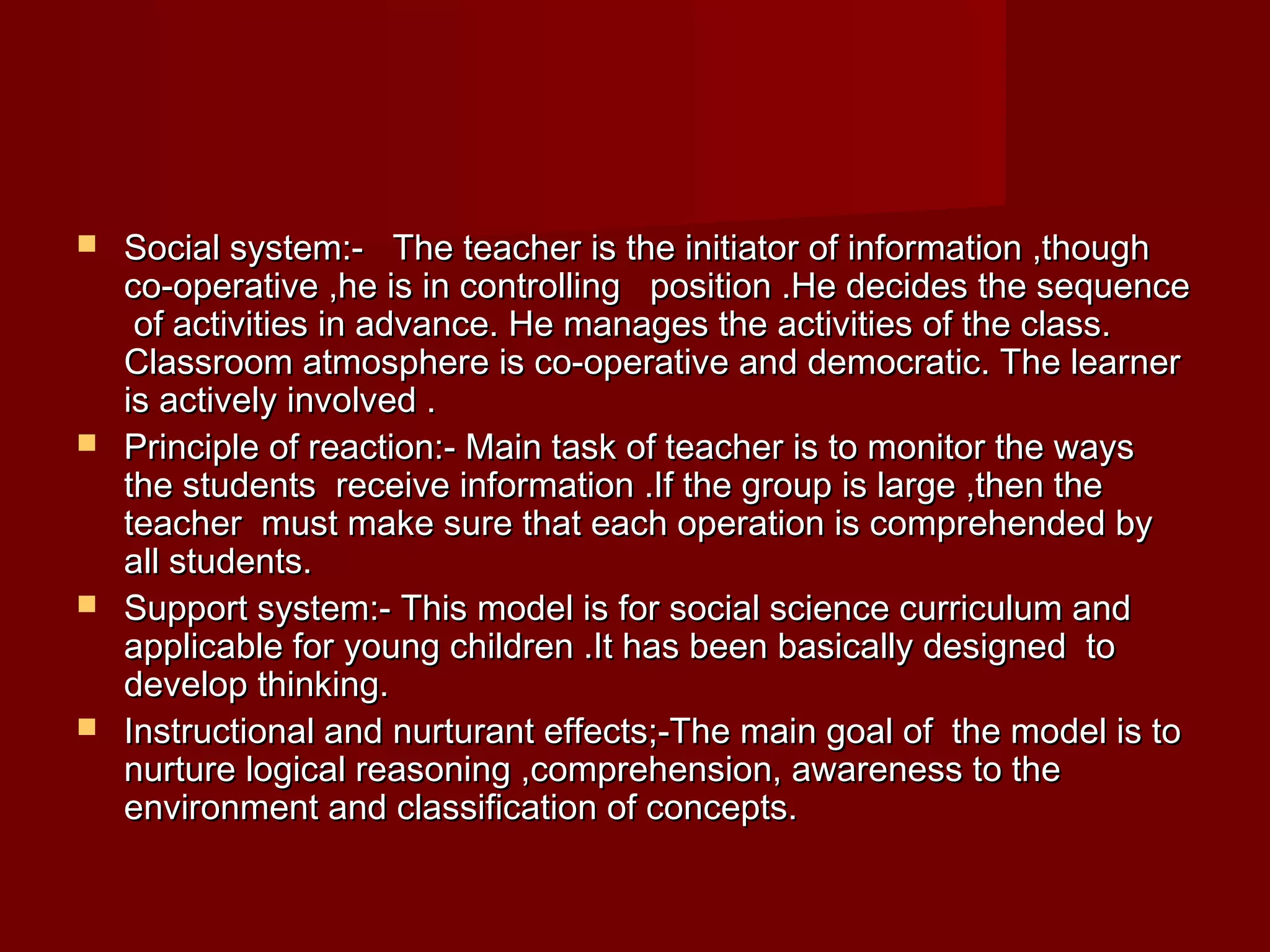 Hilda taba’s inductive thinking model | PPT