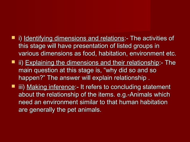 Hilda taba’s inductive thinking model | PPT | Science