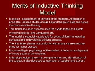 Hilda taba’s inductive thinking model | PPT