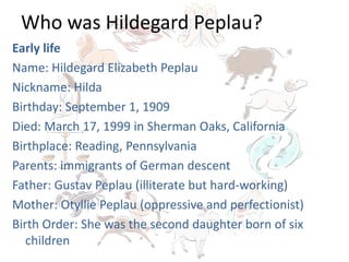 Hildegard peplau | PPT