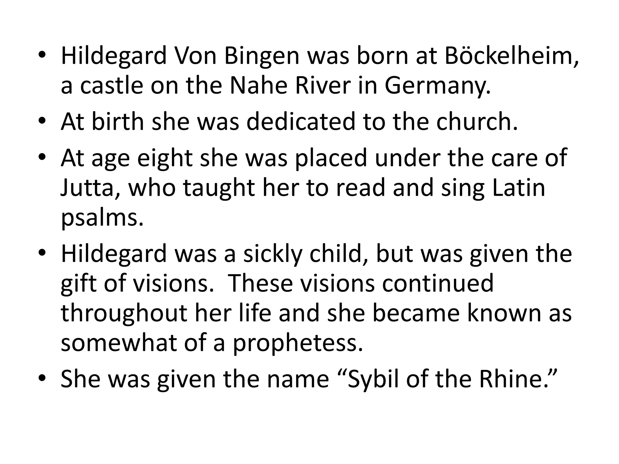 Hildegard vonbingen | PPTX