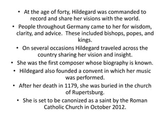 Hildegard vonbingen | PPTX