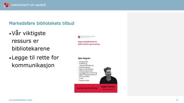 Nye roller for fagbibliotekaren | PPT