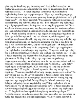 Hiligaynon bible new testament | DOCX