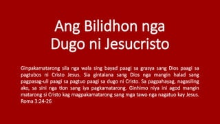 Hiligaynon Ilonggo - The Precious Blood of Jesus Christ - Ang Bilidhon ...