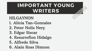 HILIGAYNON LITERATURE ( PHILIPPINE LITERATURE ) | PPTX