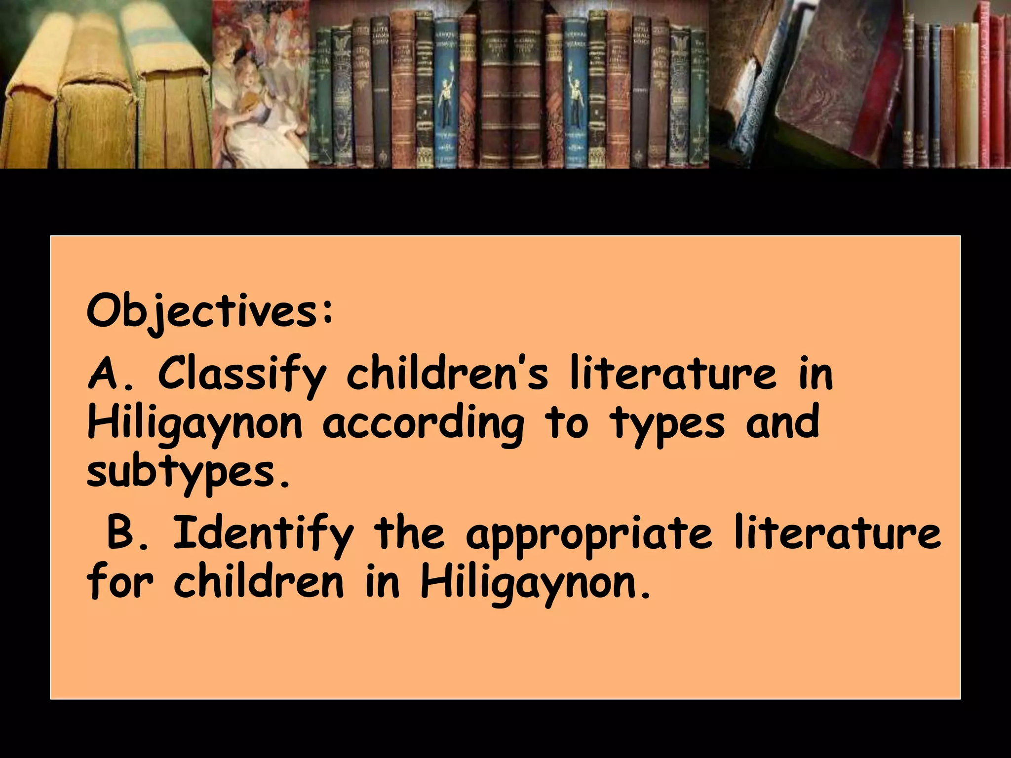 Hiligaynon literature (2) | PPTX