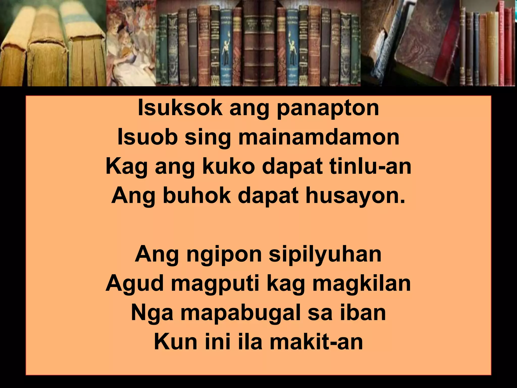 Hiligaynon literature (2) | PPTX