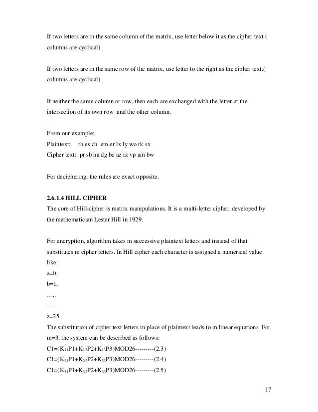 Hill cipher decryption tool - porvt Hill cipher decryption tool - porvt