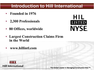 Hill Claims Services Presentation Linkedin Ppt | PDF