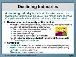 business level strategy and the industry environment | PPT