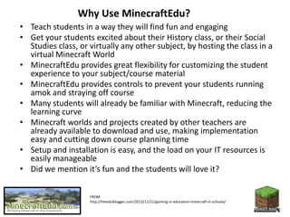 Information Literacy & Gamification Using Minecraft | PPTX