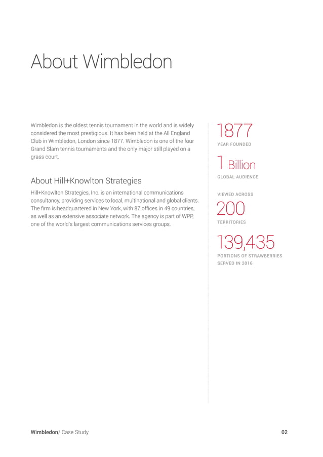 Wimbledon and Hill+Knowlton | PDF