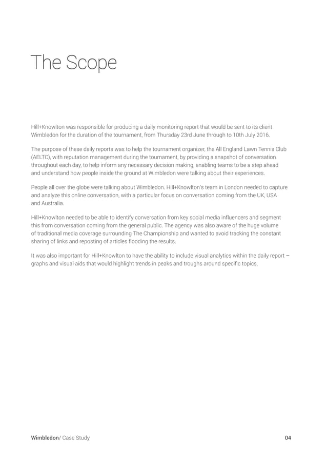 Wimbledon and Hill+Knowlton | PDF