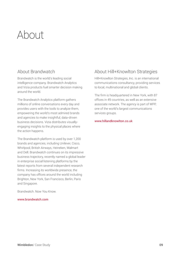 Wimbledon and Hill+Knowlton | PDF