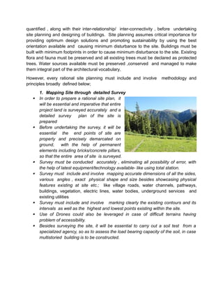 Hill Areas- Principles and Methodology used for Site Planning.docx
