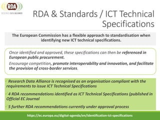 Hilary Hanahoe - The Research Data Alliance in a nutshell | PPTX