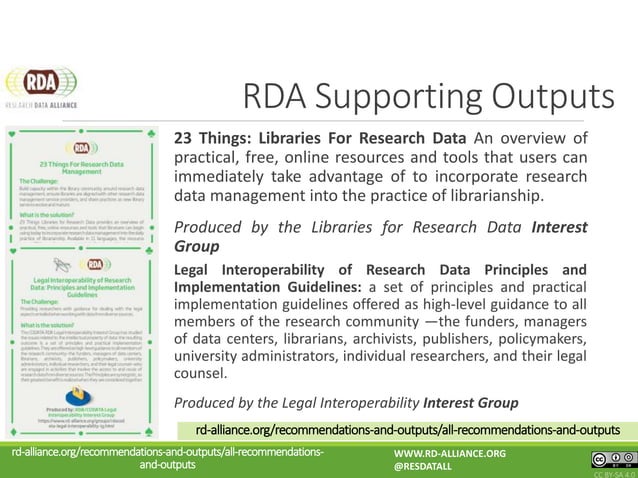 Hilary Hanahoe - The Research Data Alliance in a nutshell | PPTX