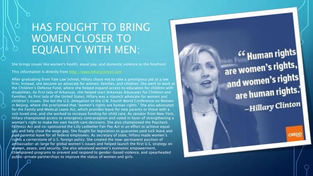 Hillary clinton slide | PPTX