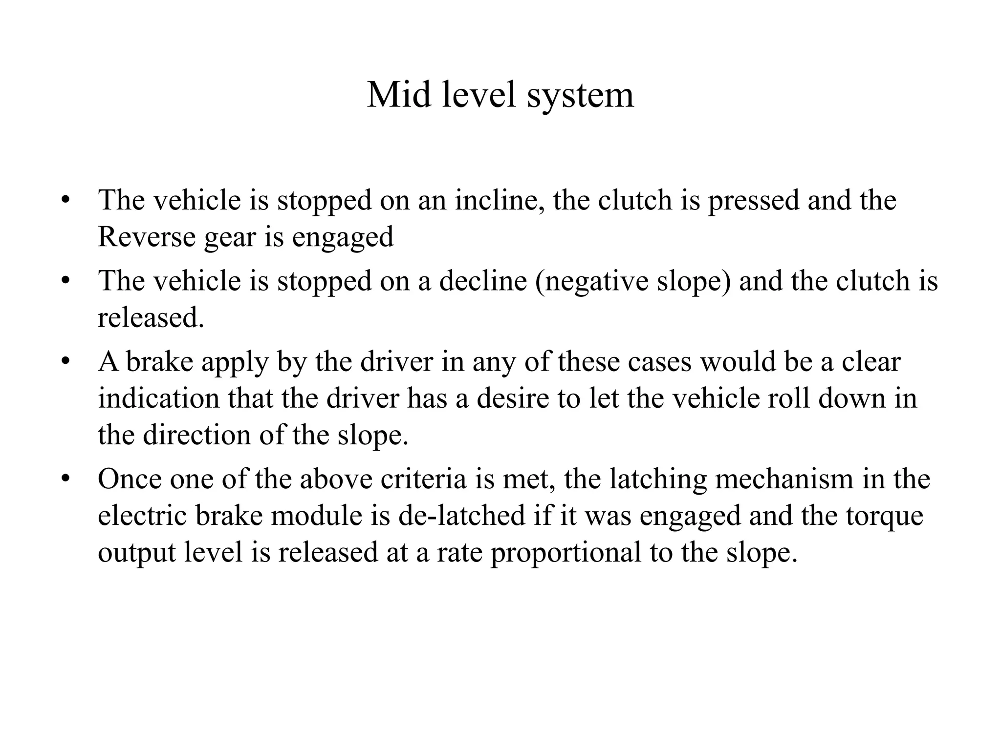Hill Assist Control Seminar | PPTX