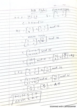 hill cipher with example and solving .pdf