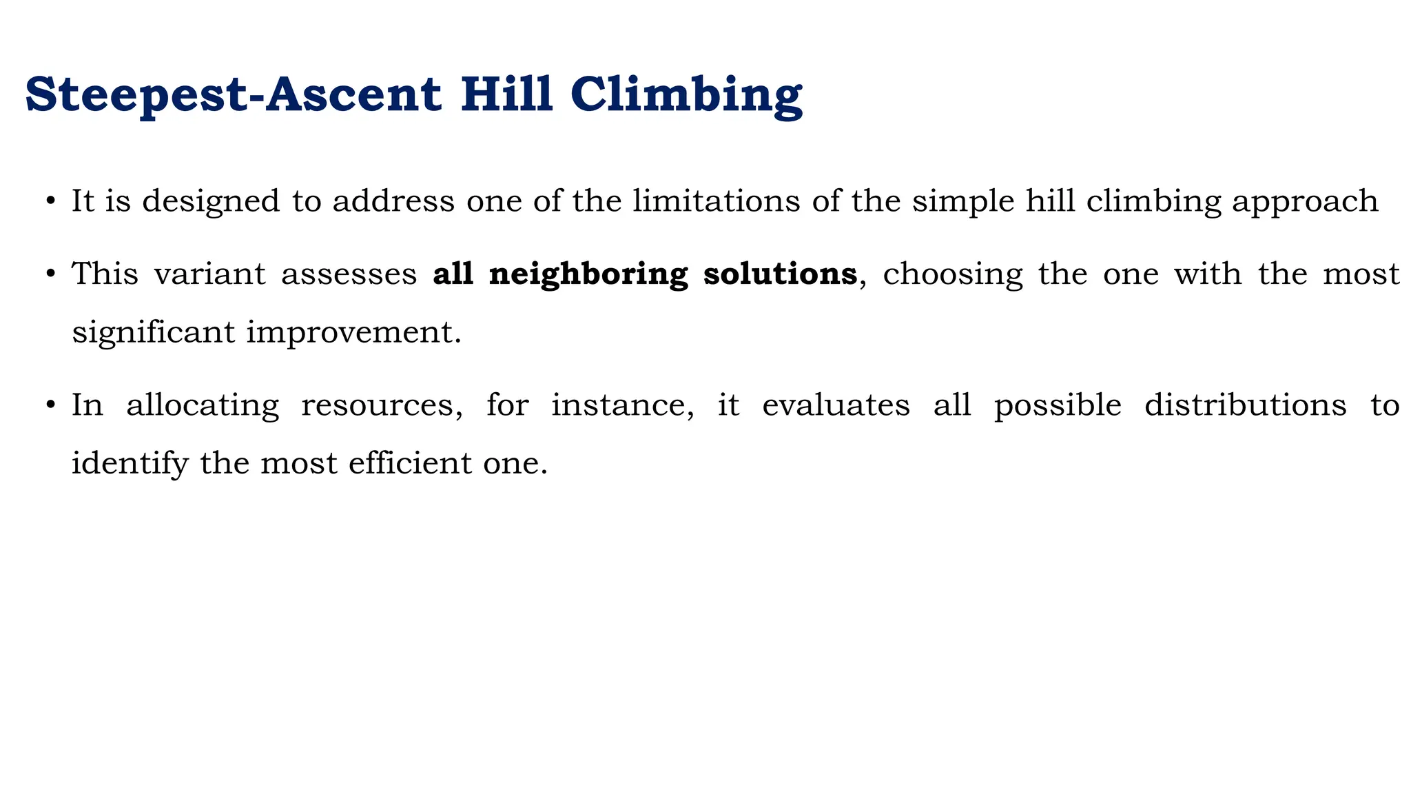 Artificial Intelligence - Hill climbing. | PDF