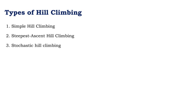 Artificial Intelligence - Hill climbing. | PDF | Climbing | Extreme Sports