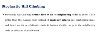Artificial Intelligence - Hill climbing. | PDF