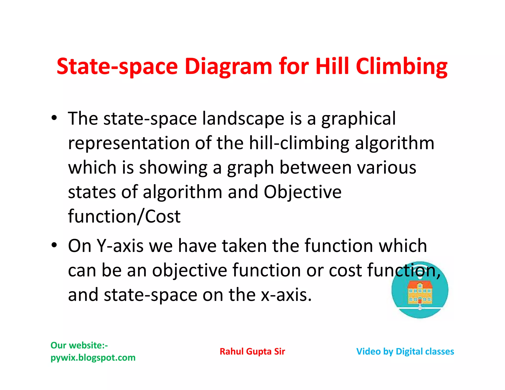 hill climbing algorithm in artificial intelligence | PDF