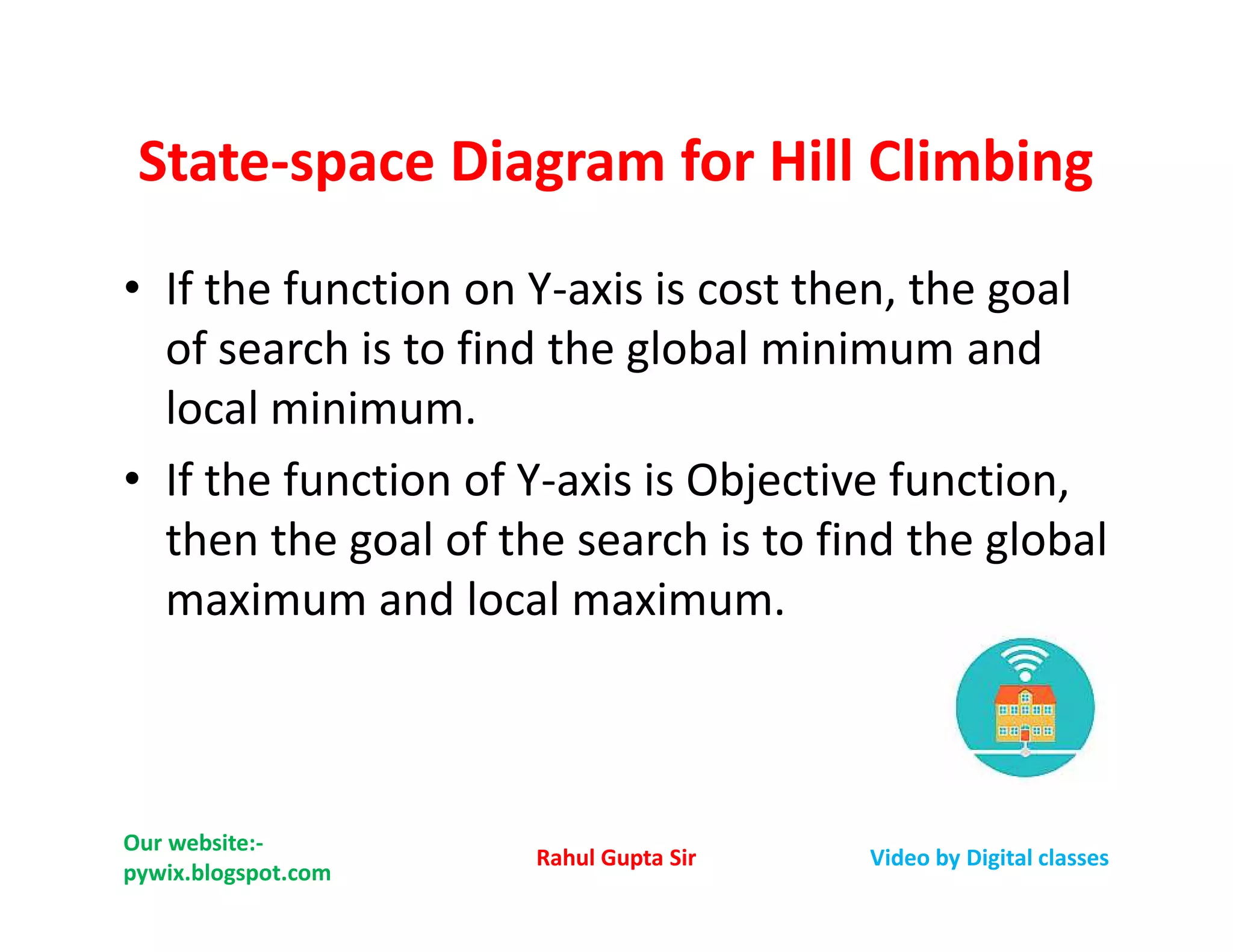 hill climbing algorithm in artificial intelligence | PDF