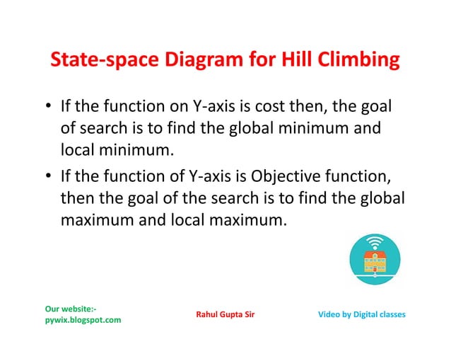 hill climbing algorithm in artificial intelligence | PDF