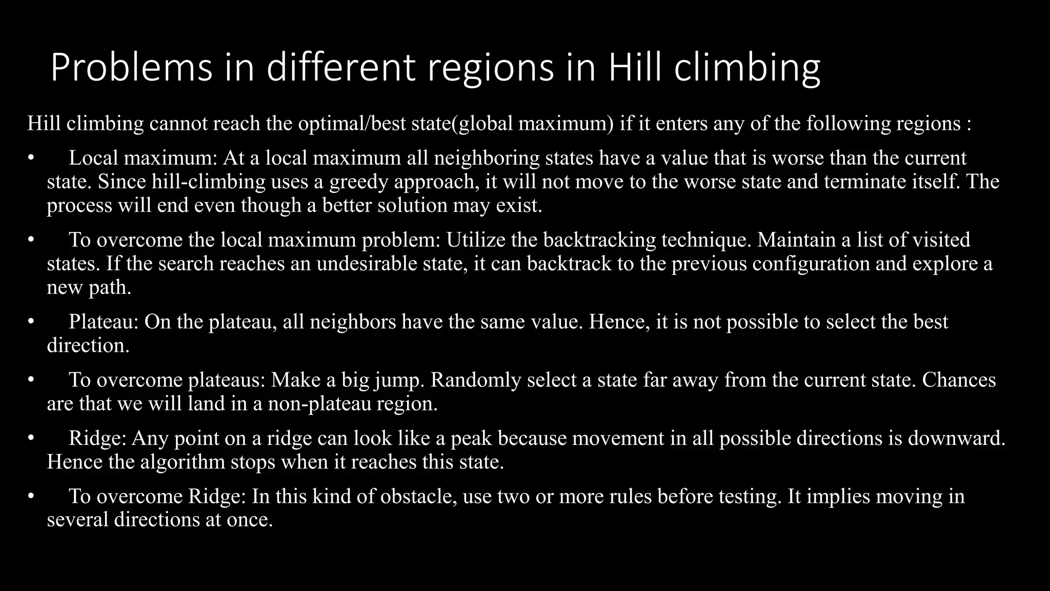 hill climbing algorithm.pptx | Search | Internet