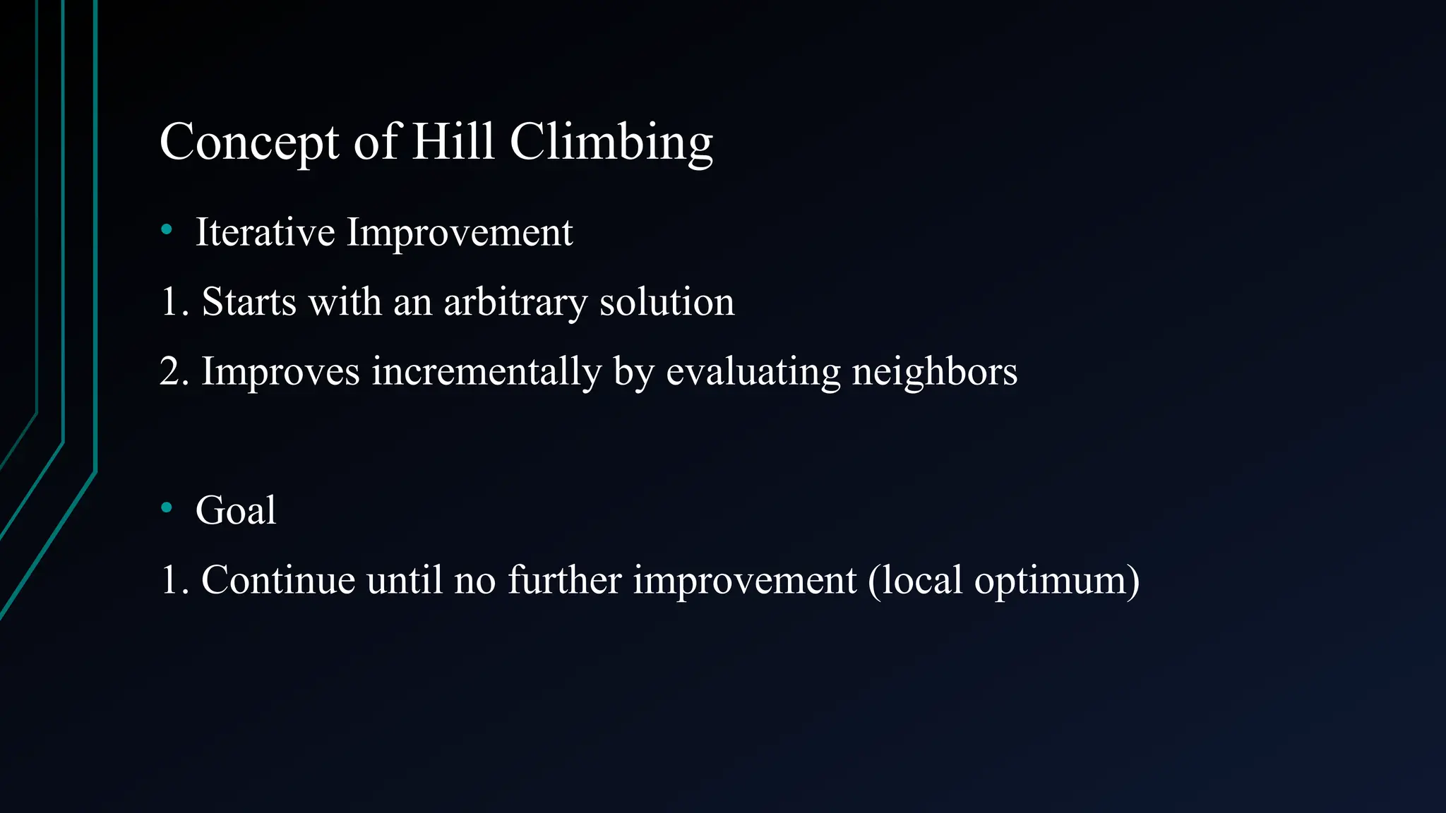 Hill Climbing Algorithm Intordction.pptx