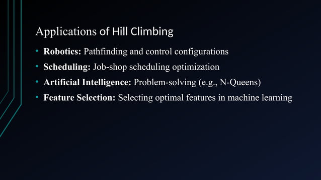 Hill Climbing Algorithm Intordction.pptx | Climbing | Extreme Sports