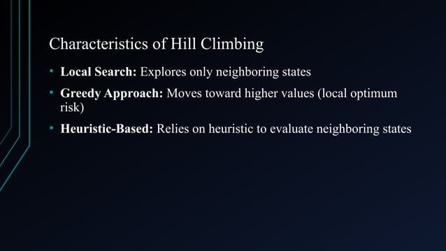 Hill Climbing Algorithm Intordction.pptx | Climbing | Extreme Sports