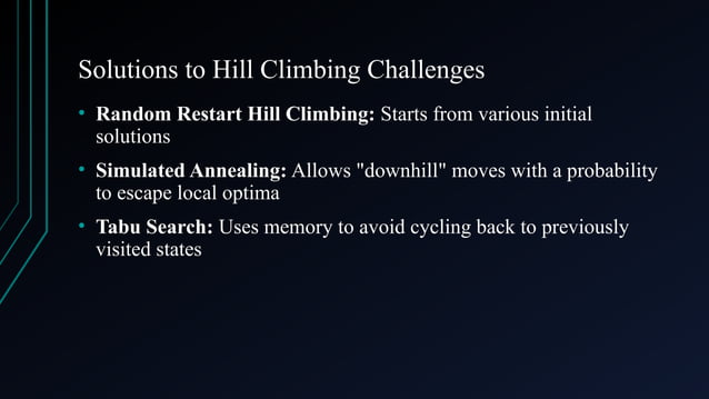 Hill Climbing Algorithm Intordction.pptx | Climbing | Extreme Sports