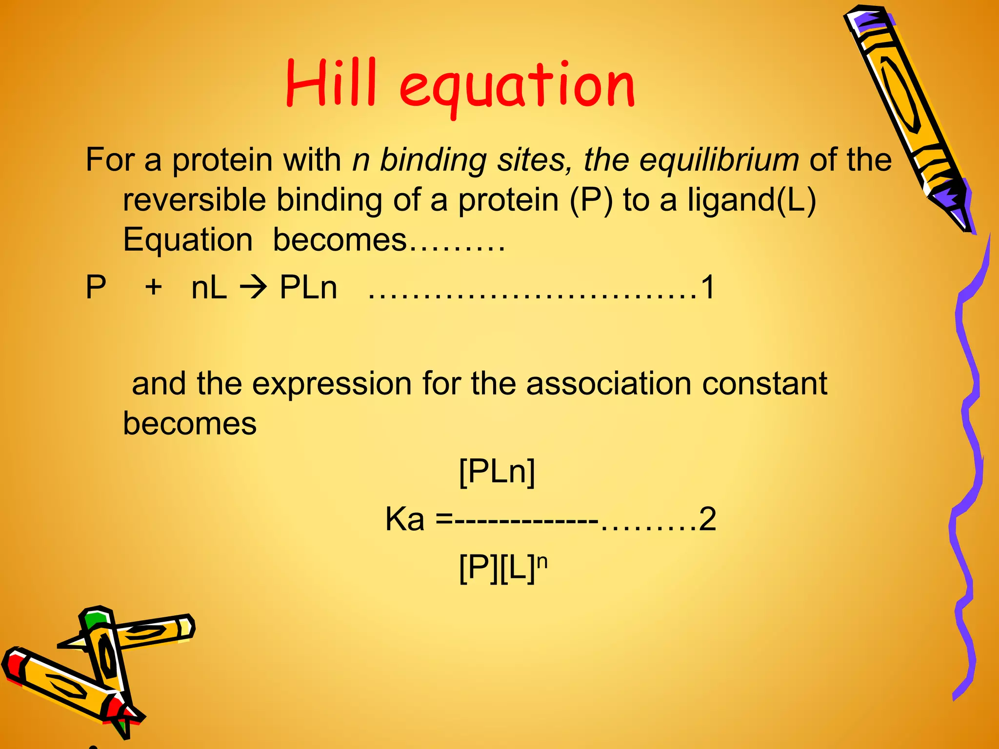 Hill equation | PPTX