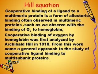 Hill equation | PPTX