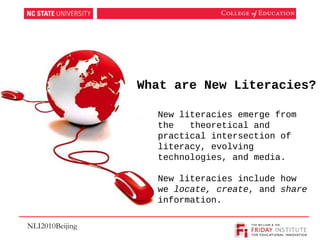 New Literacies Teacher Leader Institute 2010 Beijing | PPT