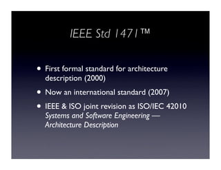 Knowledge mechanisms in IEEE 1471/ISO 42010 | PDF