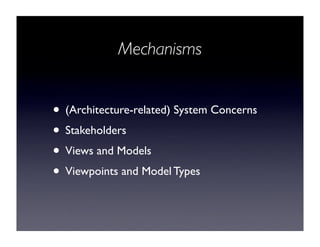 Knowledge mechanisms in IEEE 1471/ISO 42010 | PDF