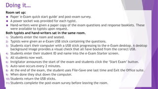 ASCILITE 2018: Do-it-yourself e-Exams (using spreadsheets) | PPT